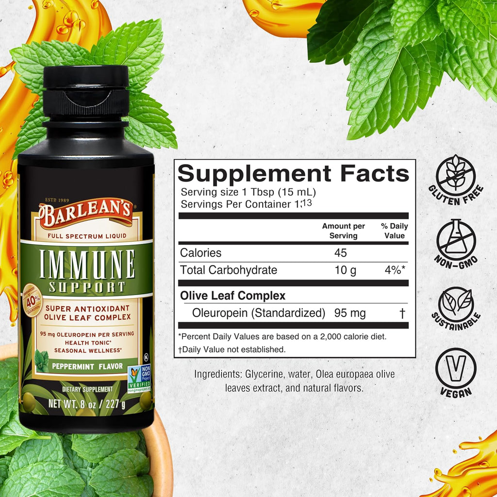 Barlean's premium olive leaf formula
