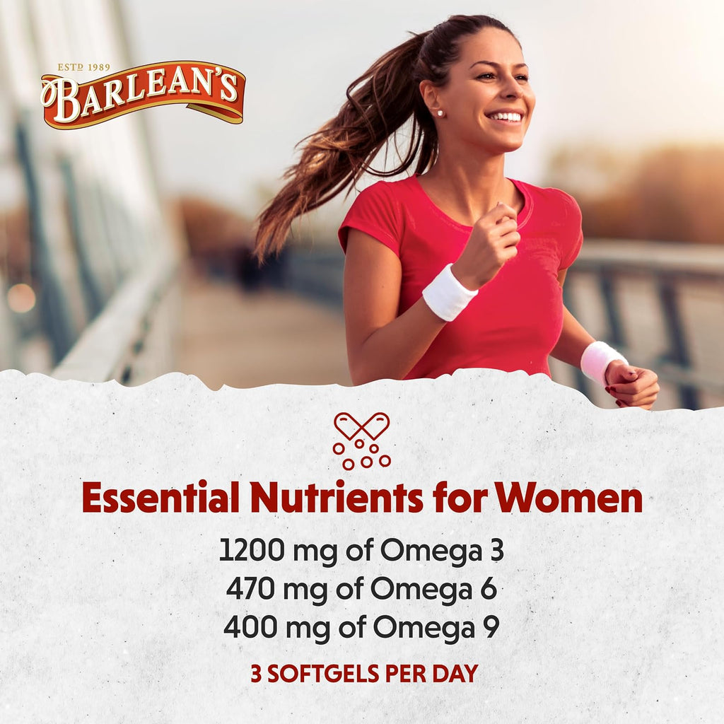 Barlean's softgels for women's wellness