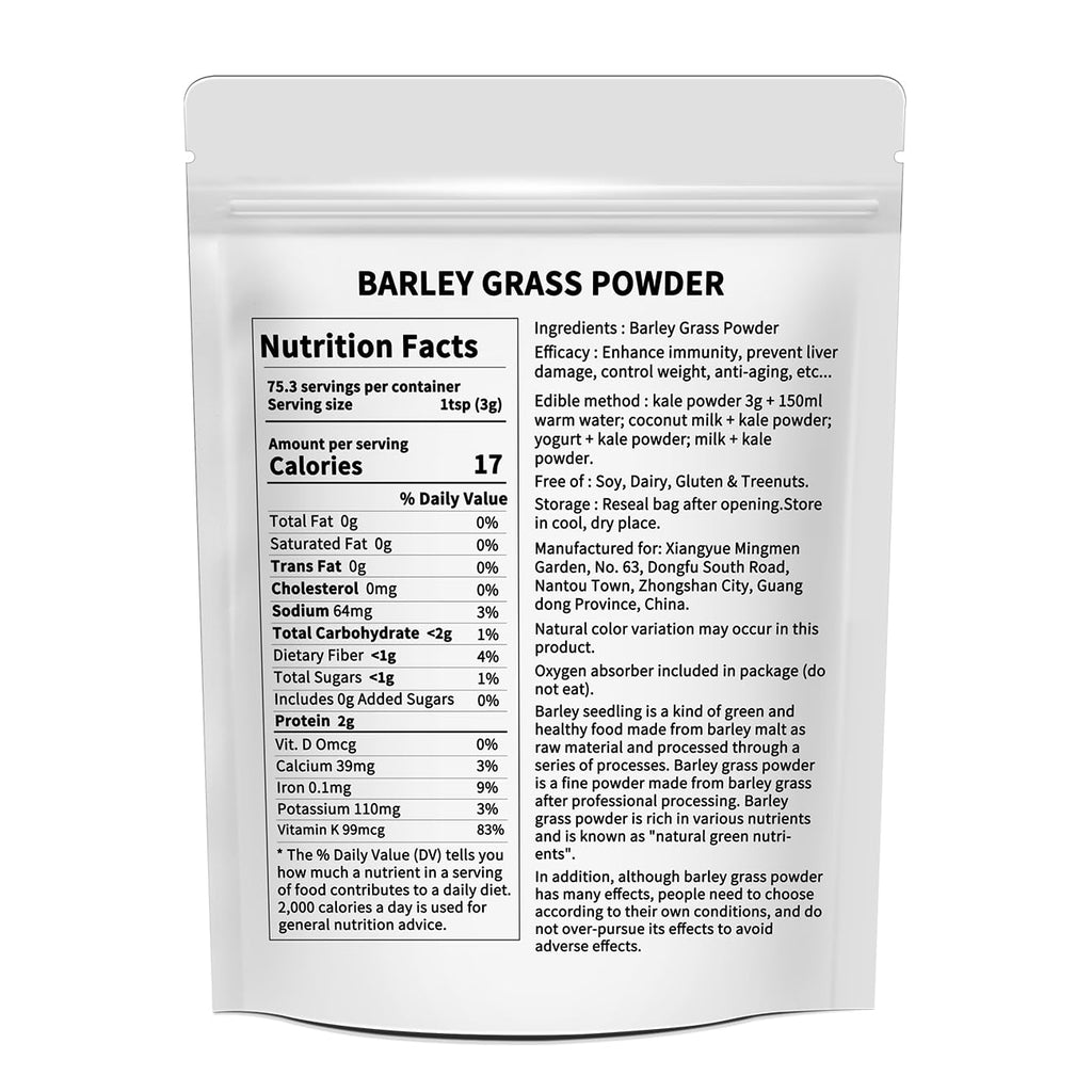barley grass powder boosts liver function
