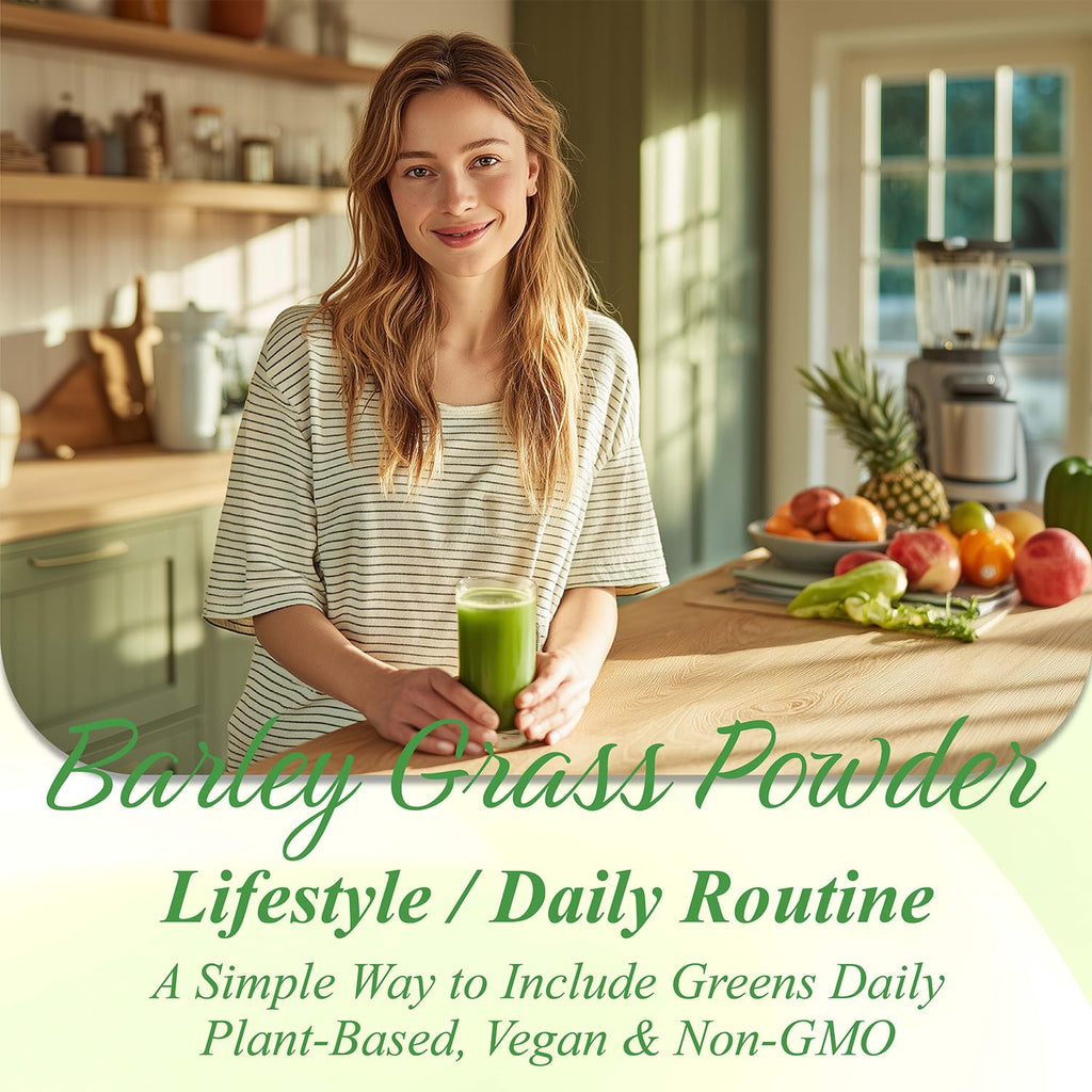 barley grass powder for healthy lifestyle