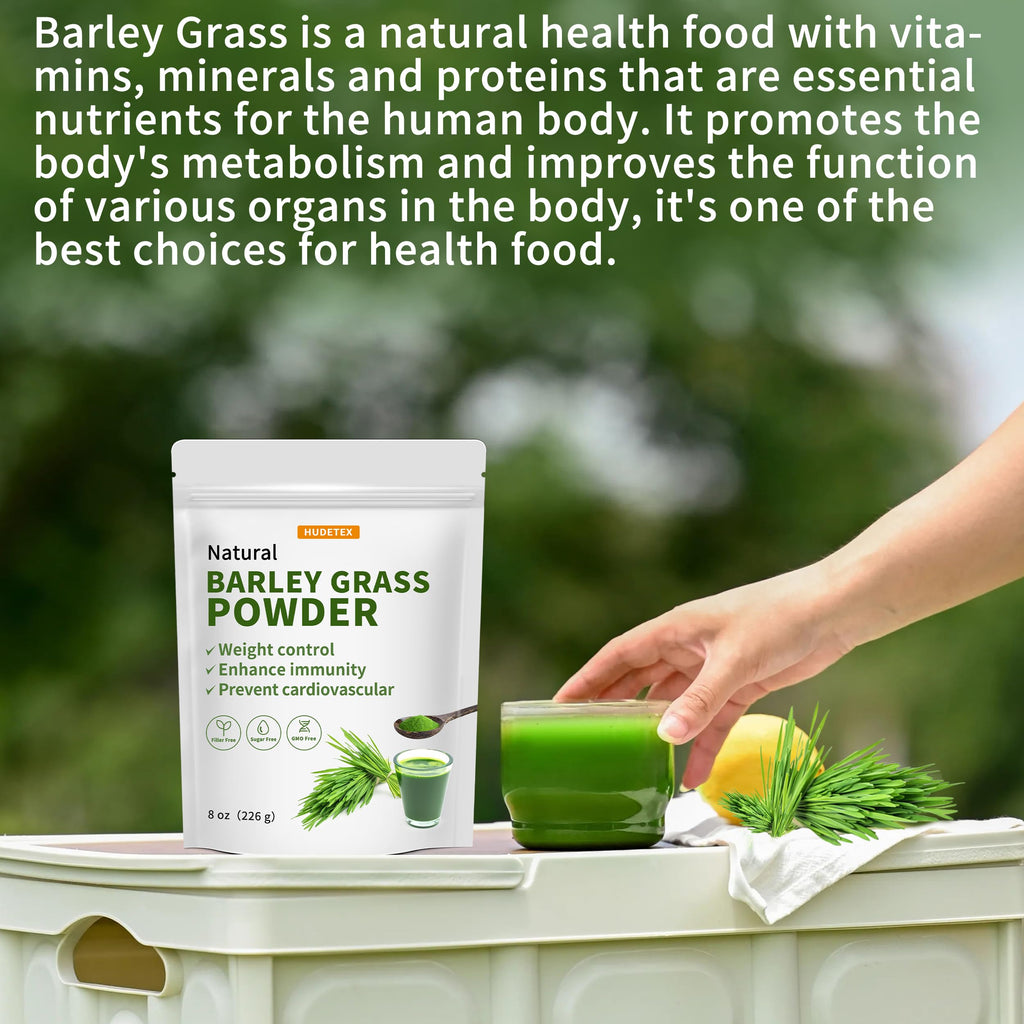 barley grass powder for healthy skin