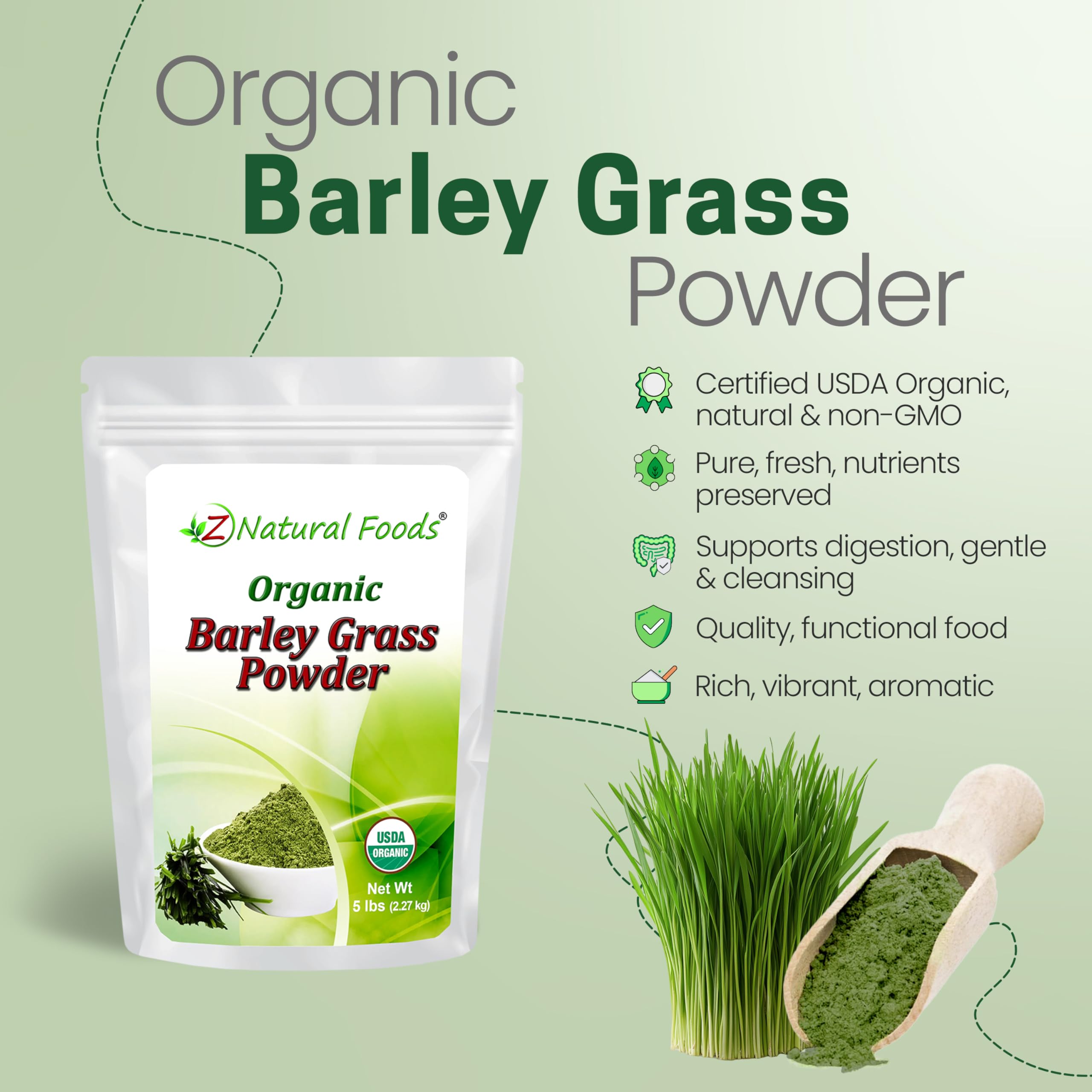 barley grass powder for juices