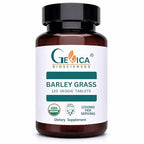 Barley Grass vegan tablets for health