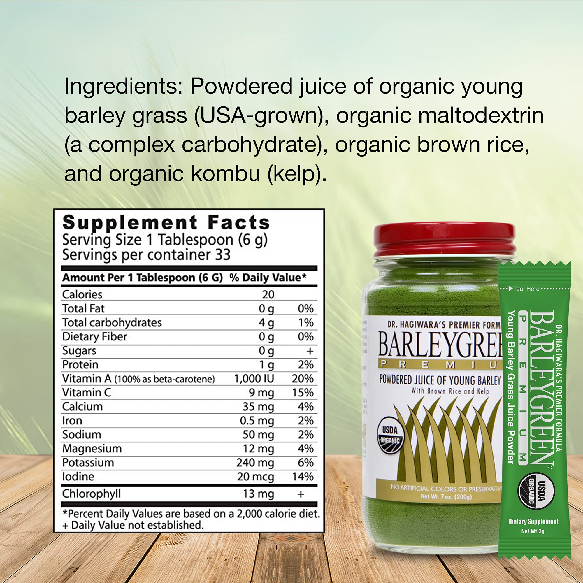 barleygreen powder for immune support
