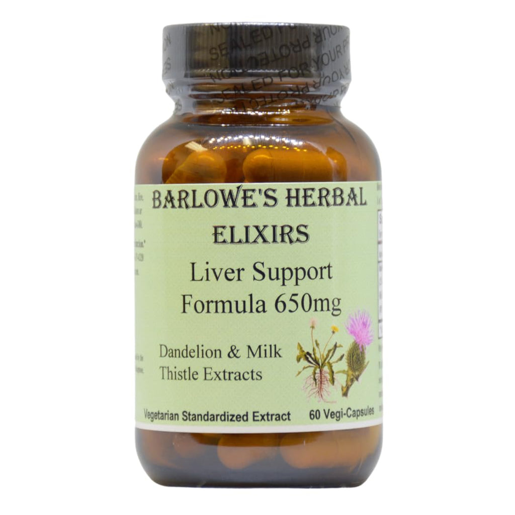 Barlowe's Herbal Elixirs liver support capsules