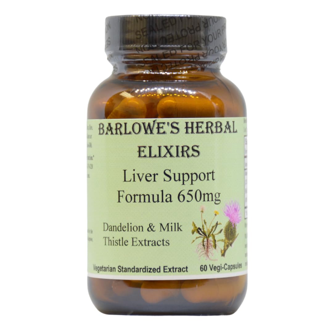 Barlowe's Herbal Elixirs liver support capsules