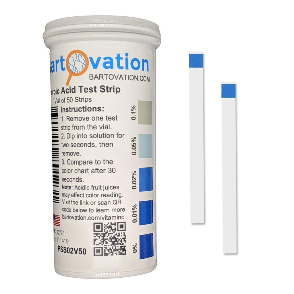 Bartovation vitamin C test strips