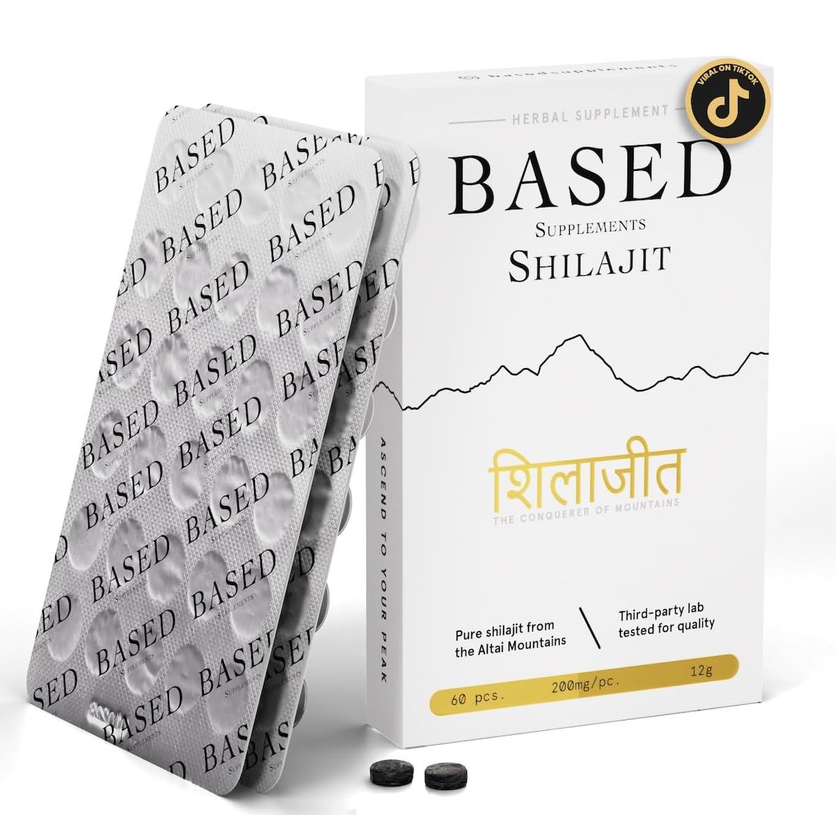 Based Shilajit energy boosting tablets