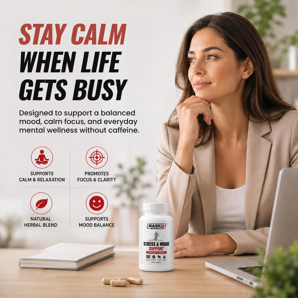 Based Vitality stress support formula