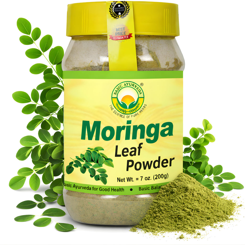 BASIC AYURVEDA moringa leaf powder benefits