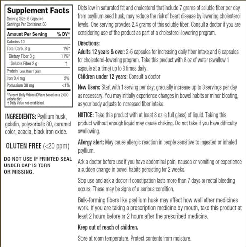 BASICOS psyllium fiber for daily wellness
