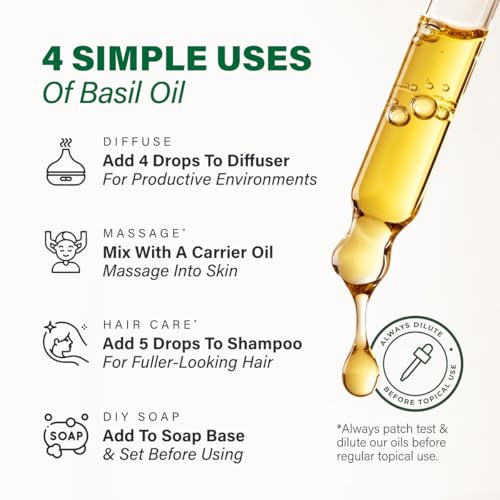 basil oil for skin care