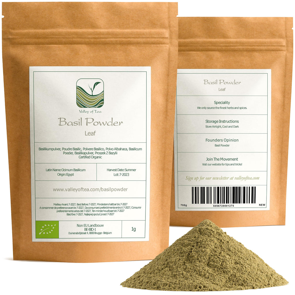 Basil powder for flavourful sauces