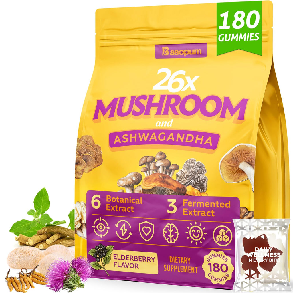 Basopum mushroom gummies for wellness