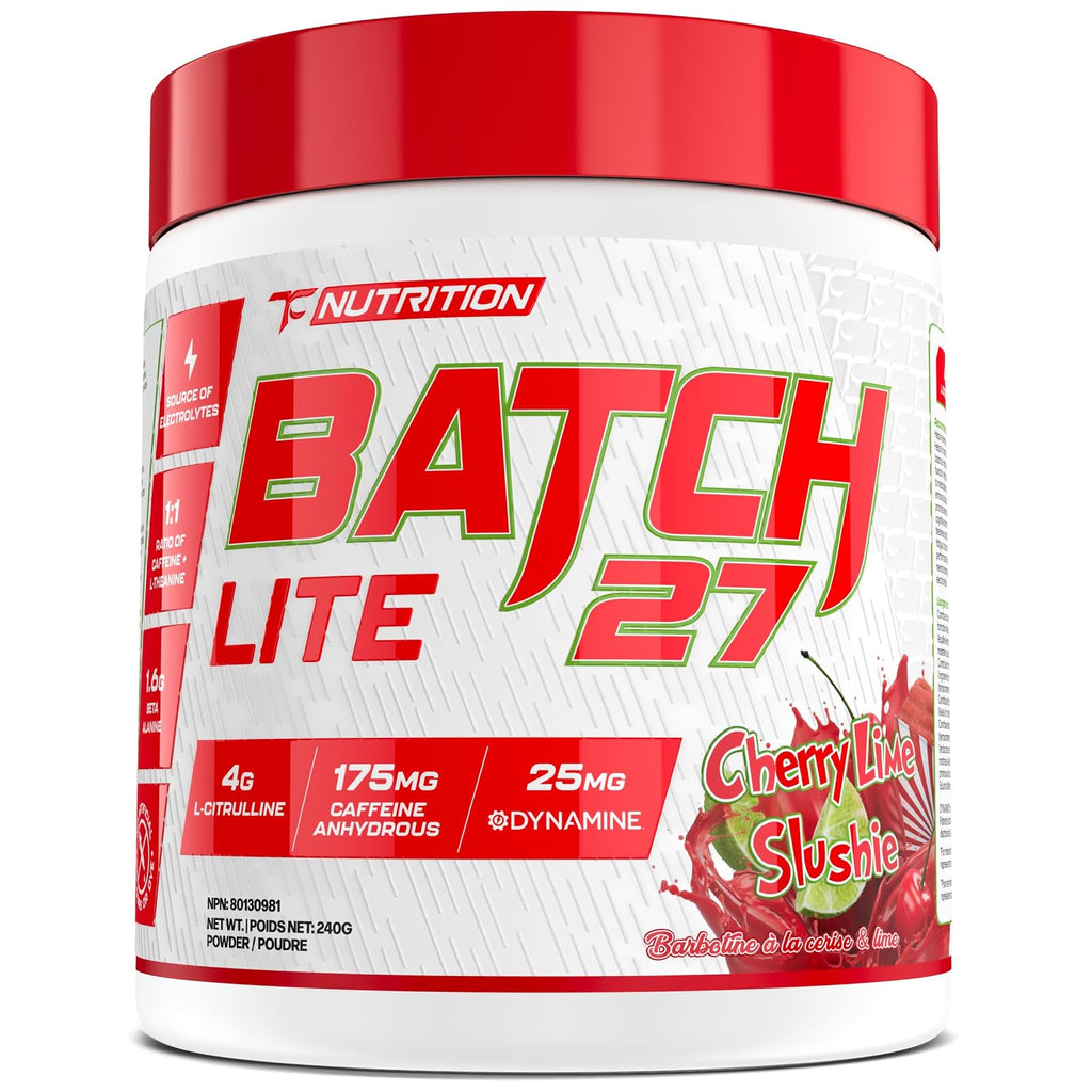 Batch 27 LITE pre workout powder