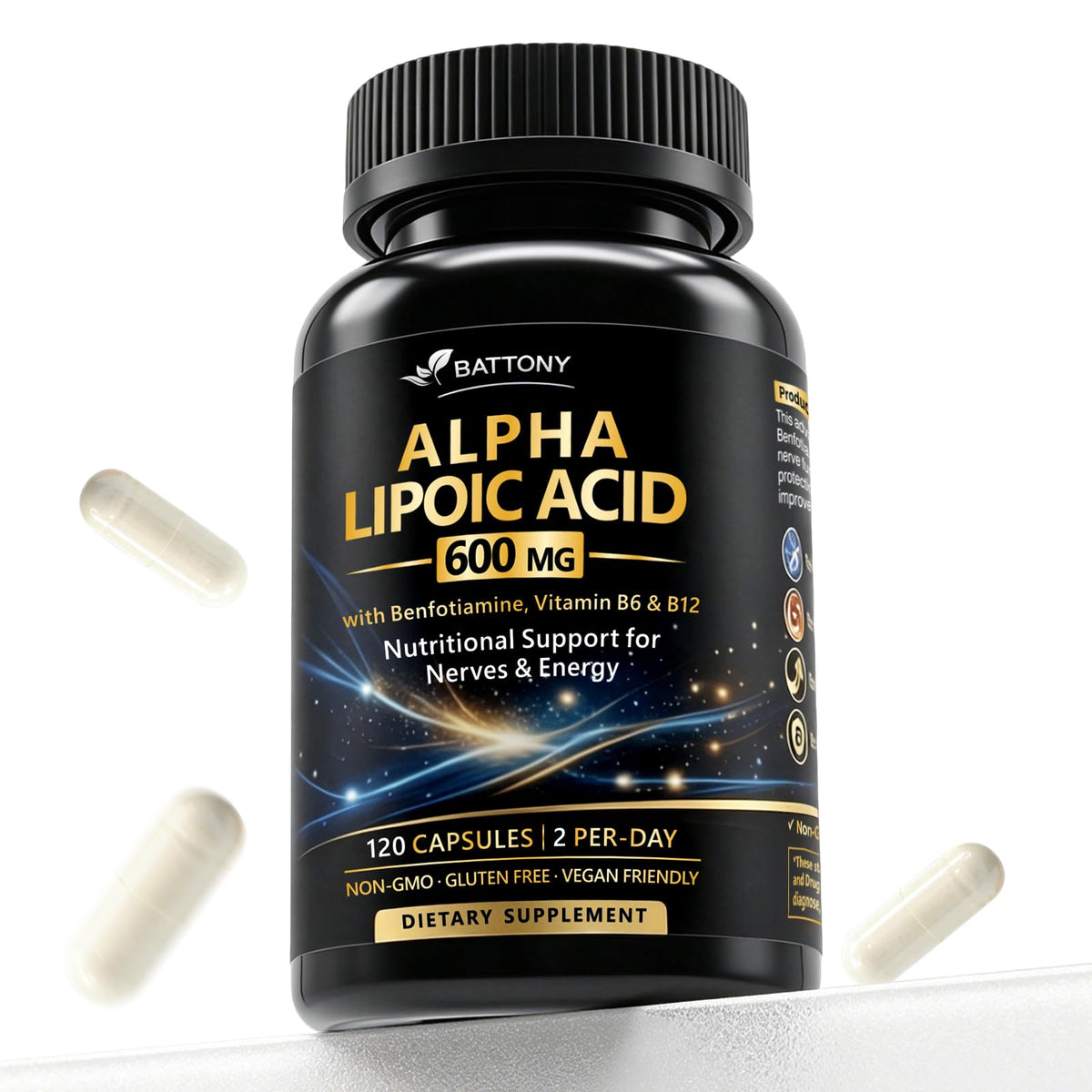 Battony Alpha Lipoic Acid for energy