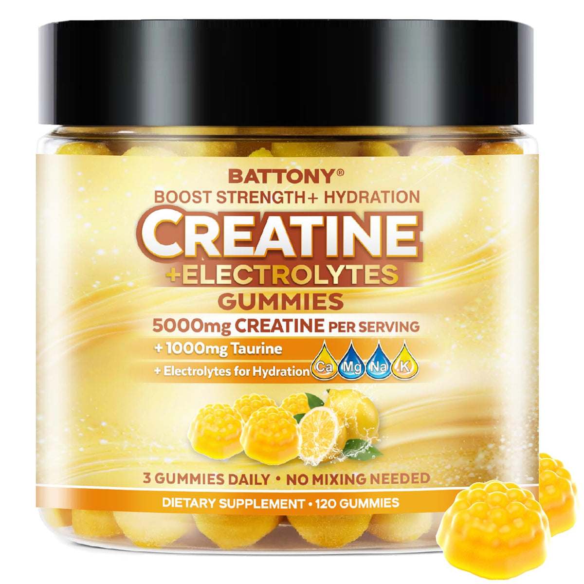 Battony creatine gummies for energy