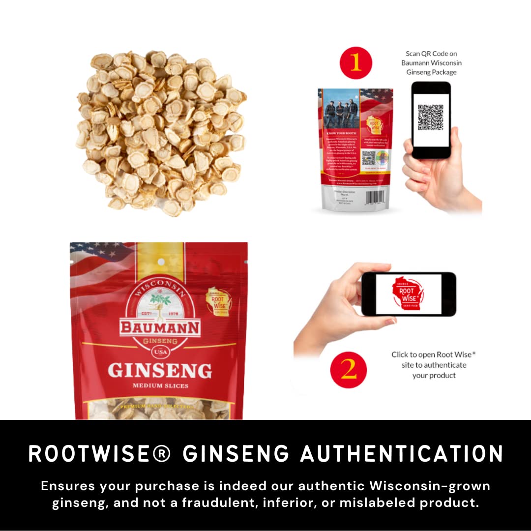 Baumann ginseng slices for daily health