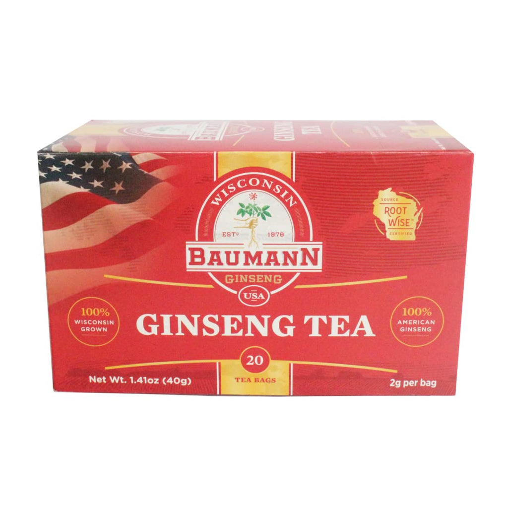 Baumann ginseng tea bags