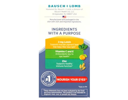 Bausch & Lomb Ocuvite benefits