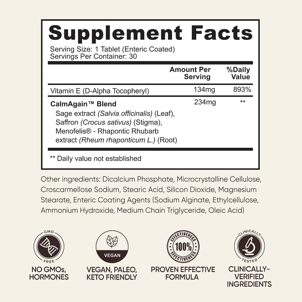 BB Company CalmAgain herbal supplement