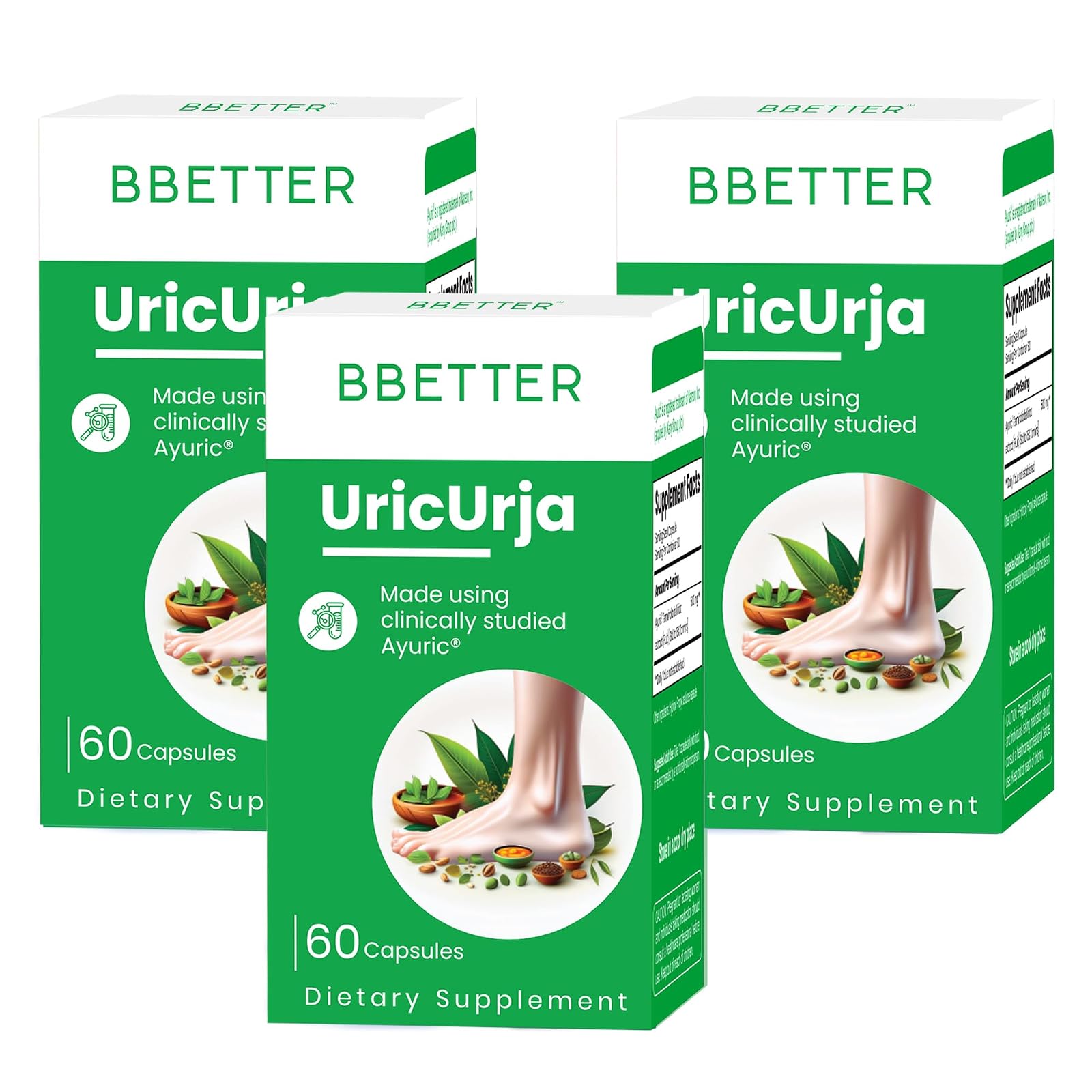 BBETTER UricUrja herbal capsules for uric acid support