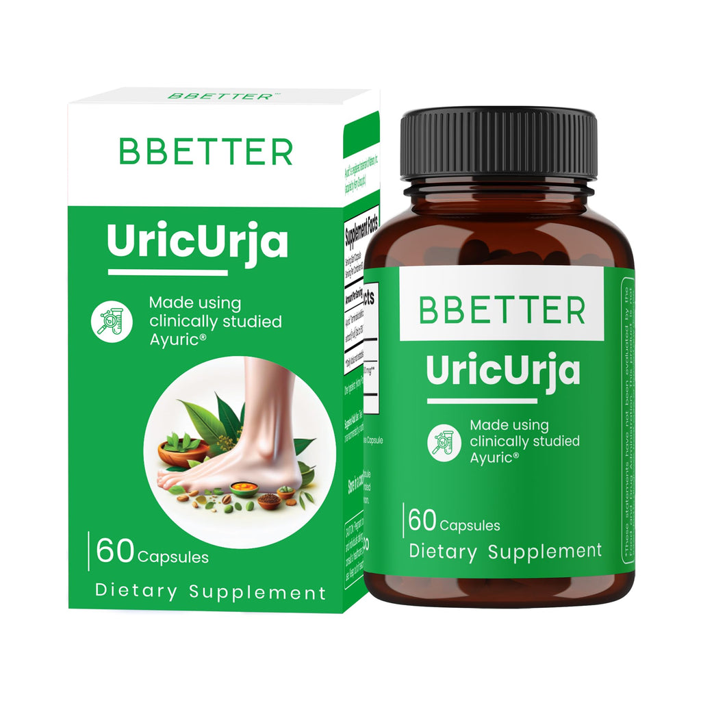 BBETTER UricUrja herbal supplements for gout relief