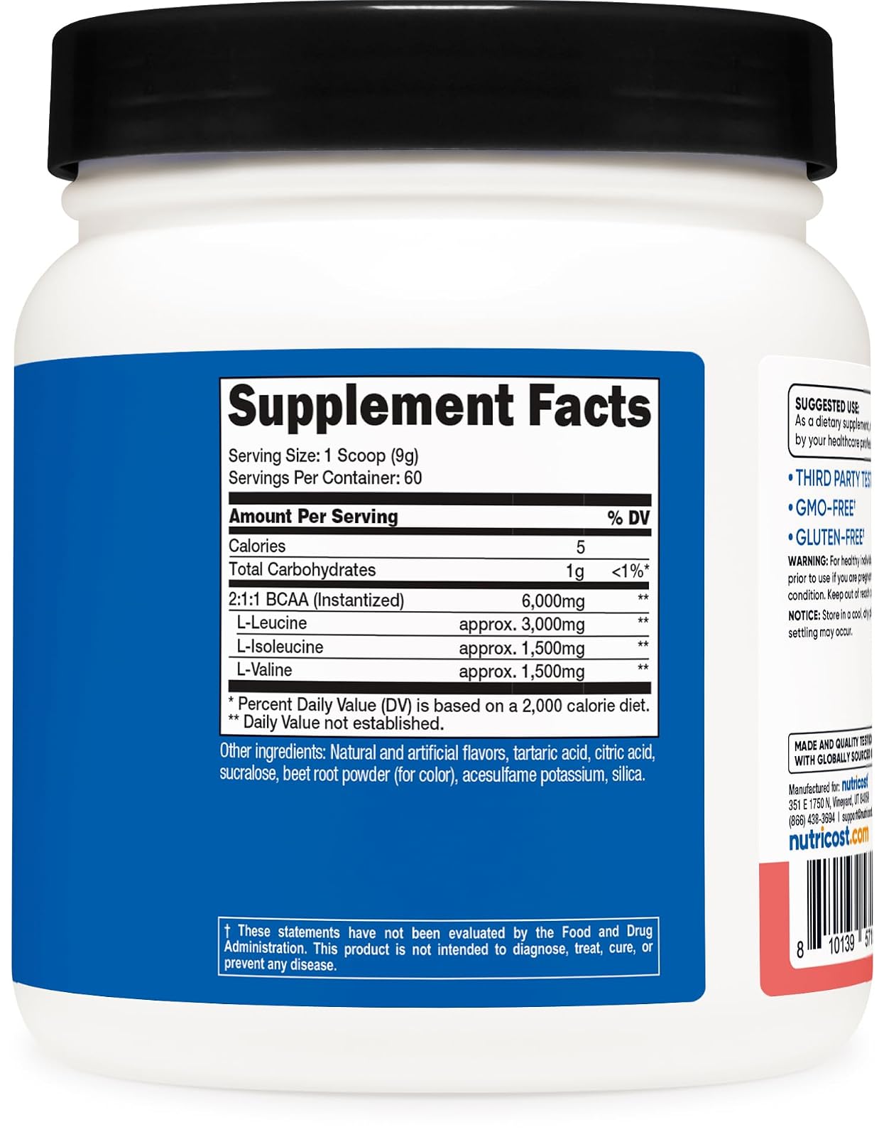 BCAA 2:1:1 for endurance training