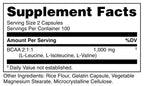 BCAA 2:1:1 for workout performance