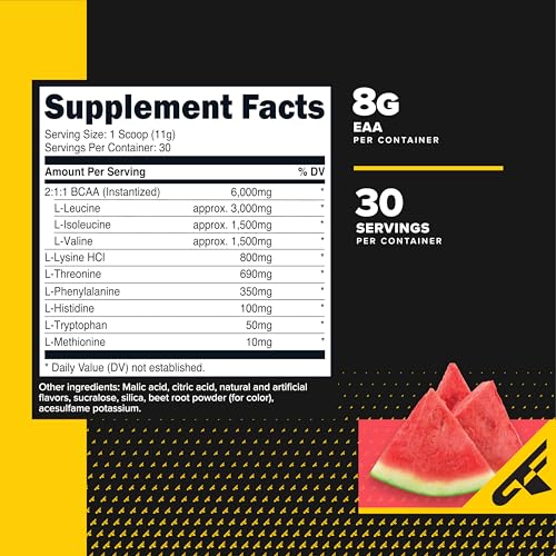 BCAA amino acids for muscle recovery