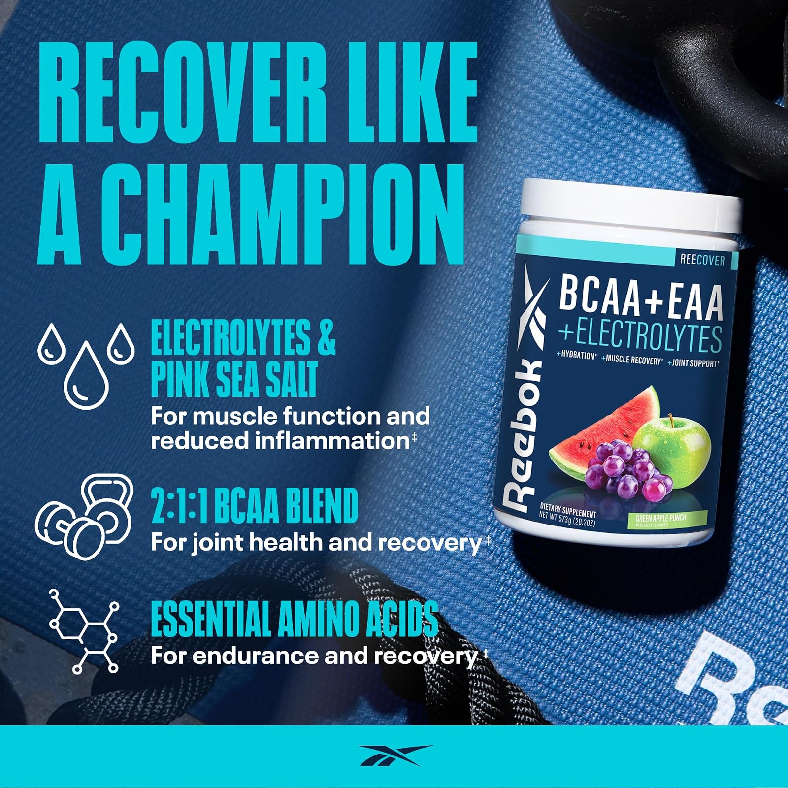 BCAA amino acids for muscle recovery