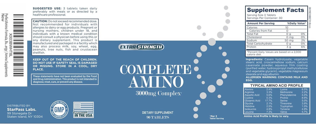 BCAA & amino acids for workout performance