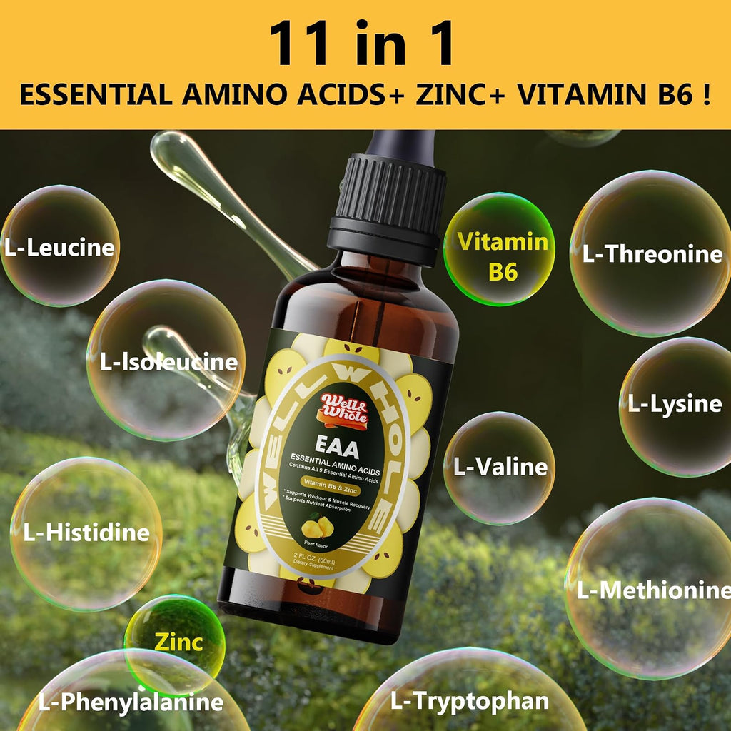 BCAA and amino acids in liquid