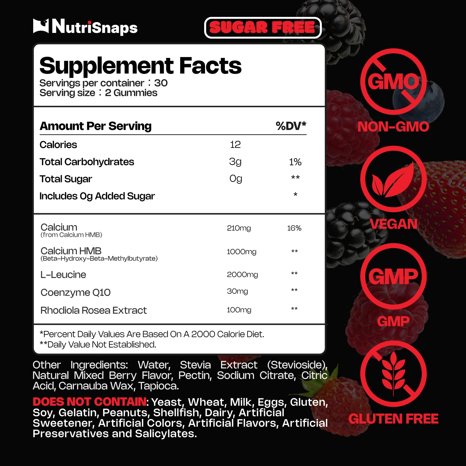 BCAA and amino acids supplement gummies