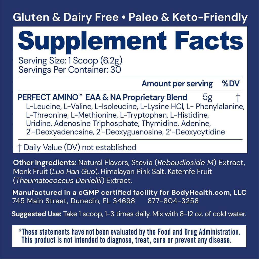 BCAA and amino acids supplement