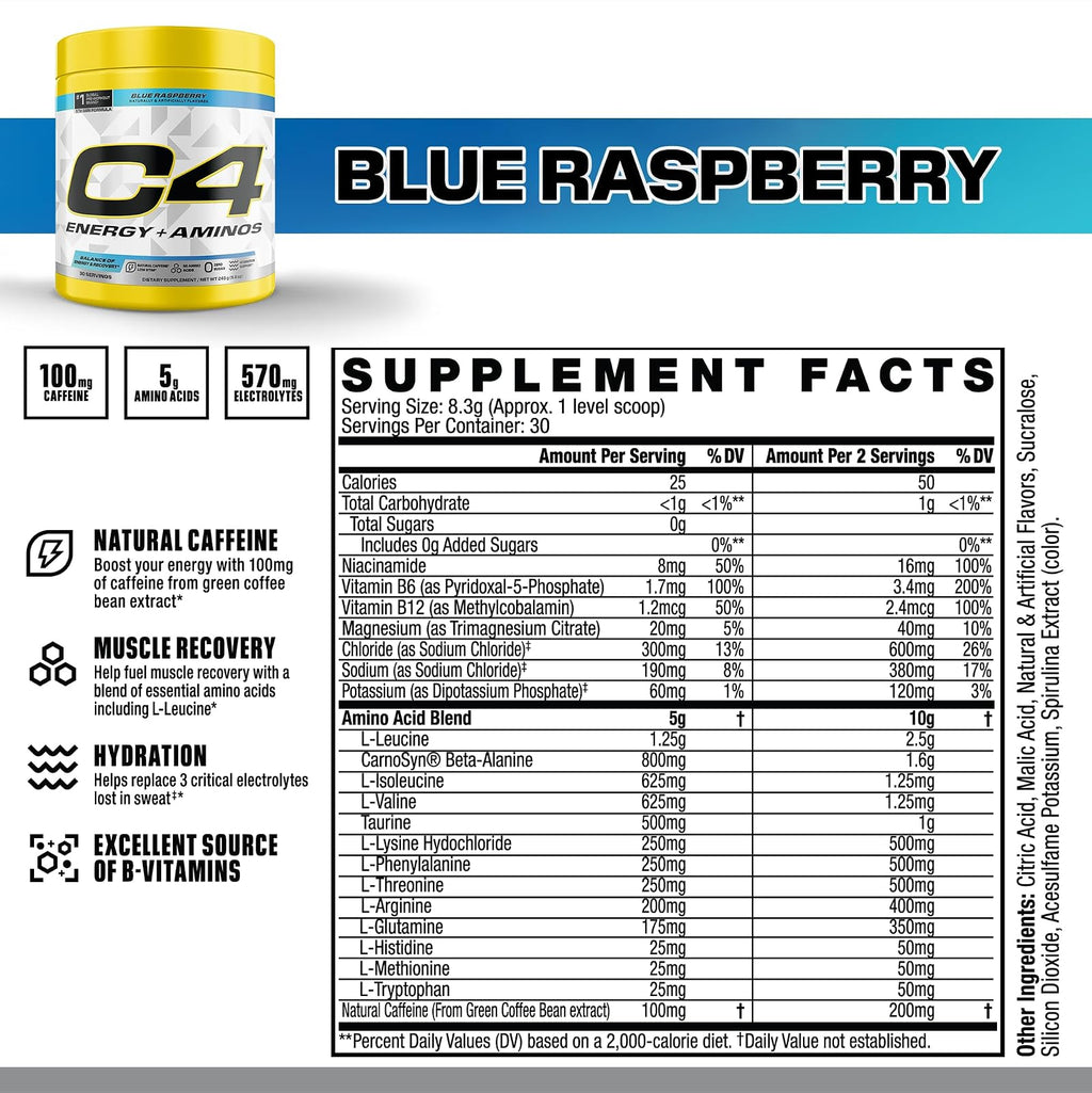 BCAA and amino acids supplement