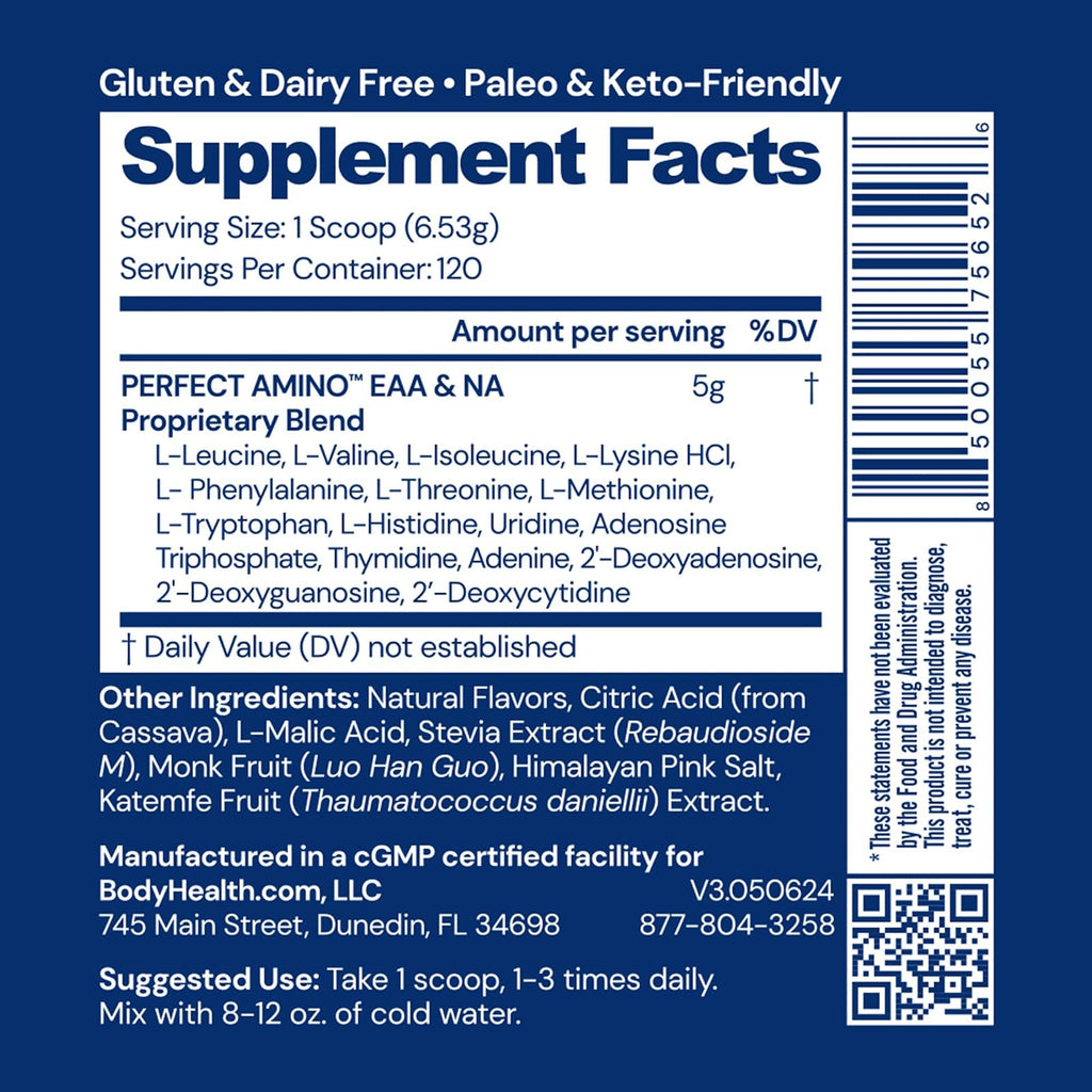 BCAA and amino acids supplement