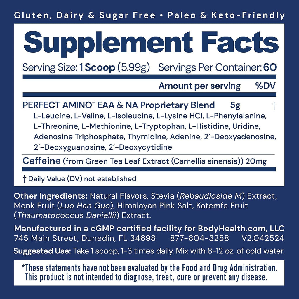 BCAA and amino acids supplement