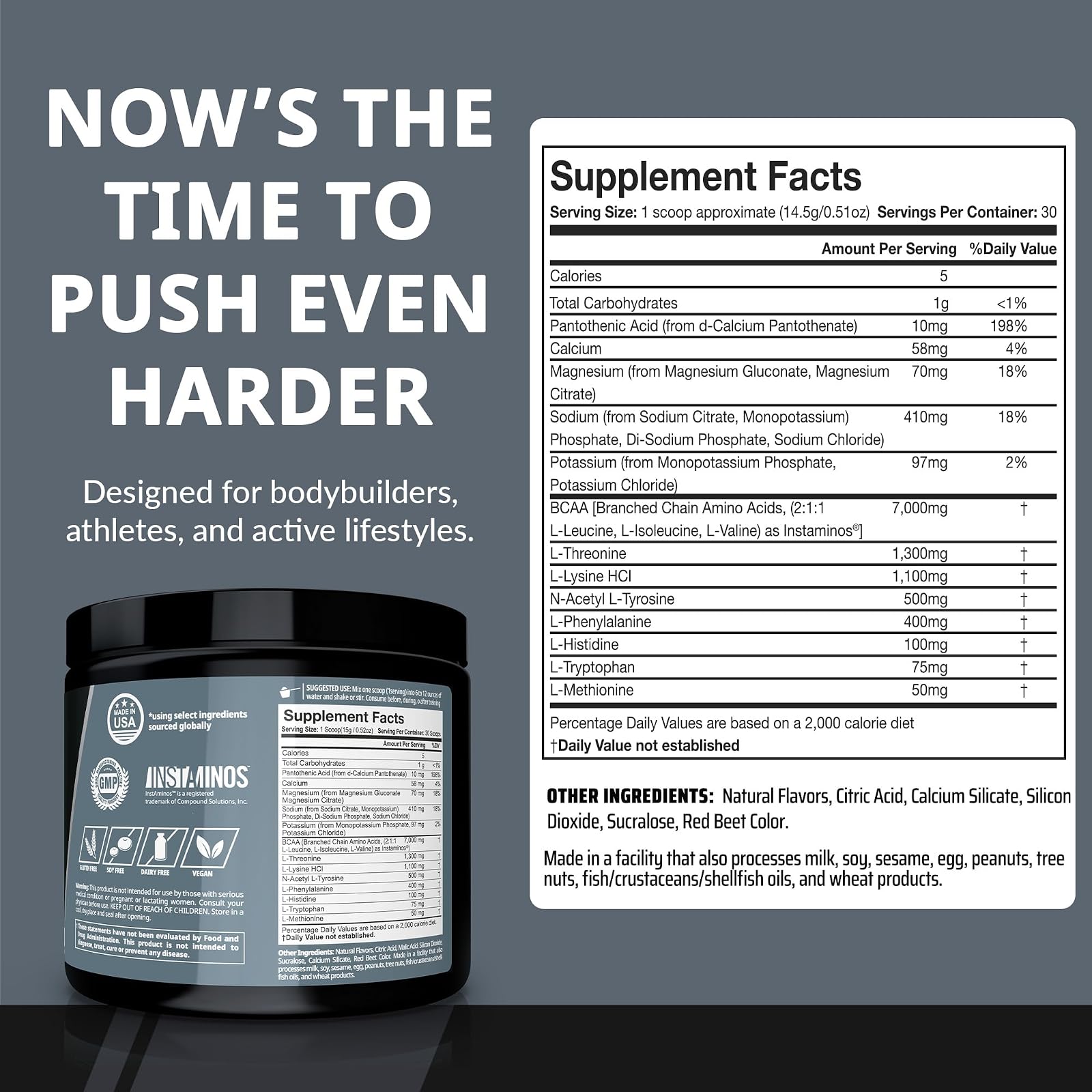 BCAA blend for enhanced performance