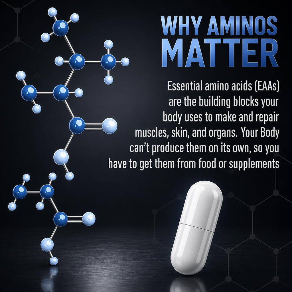 BCAA capsules for daily nutrition