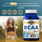 BCAA capsules for enhanced endurance