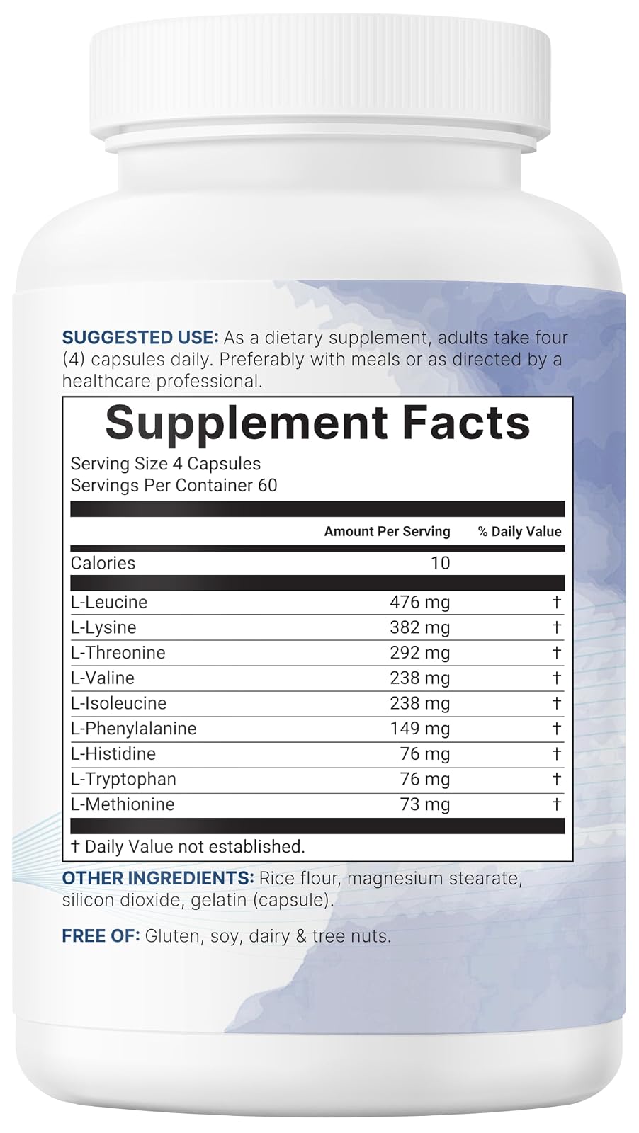 BCAA capsules for enhanced performance
