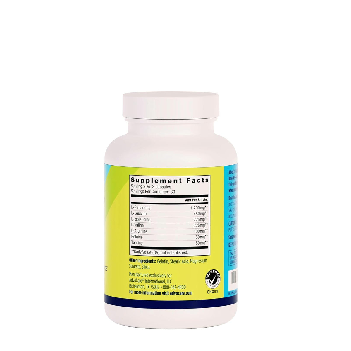BCAA capsules for muscle recovery