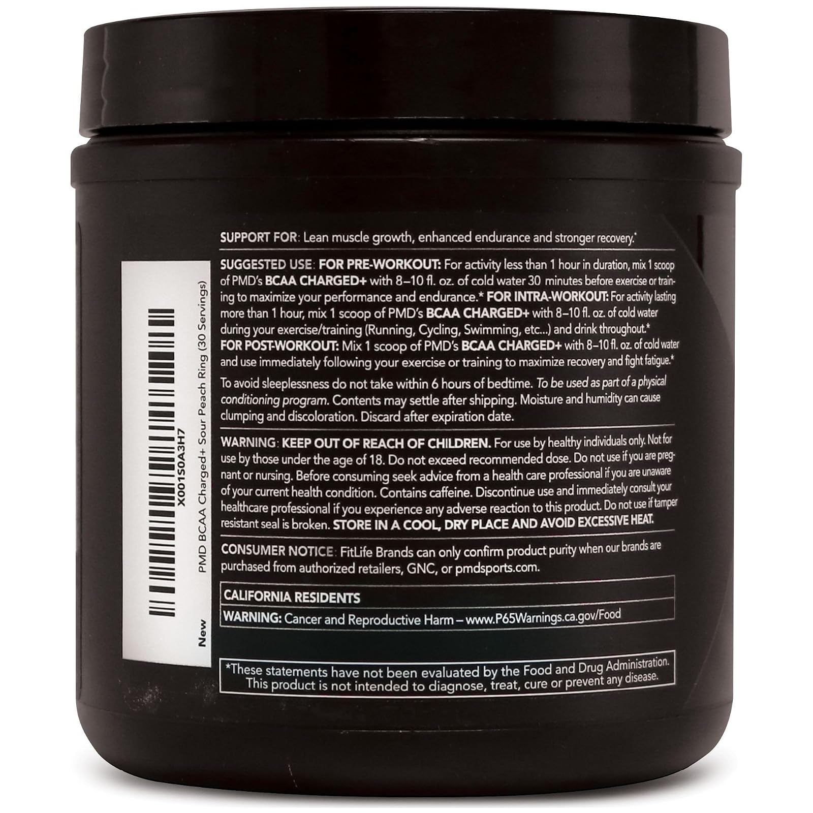 BCAA charged for optimal hydration