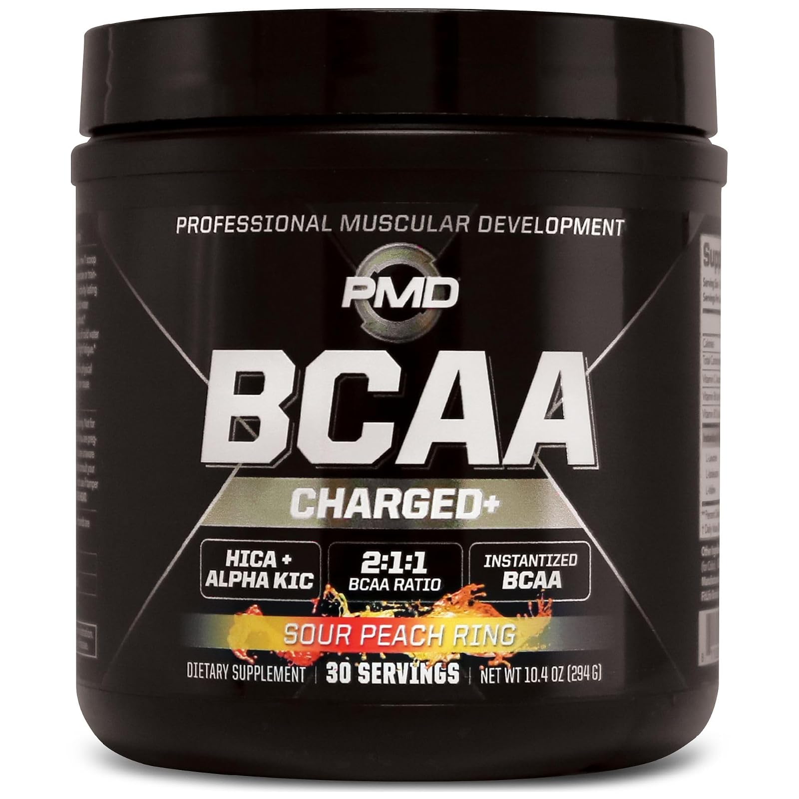 BCAA charged sour peach rings