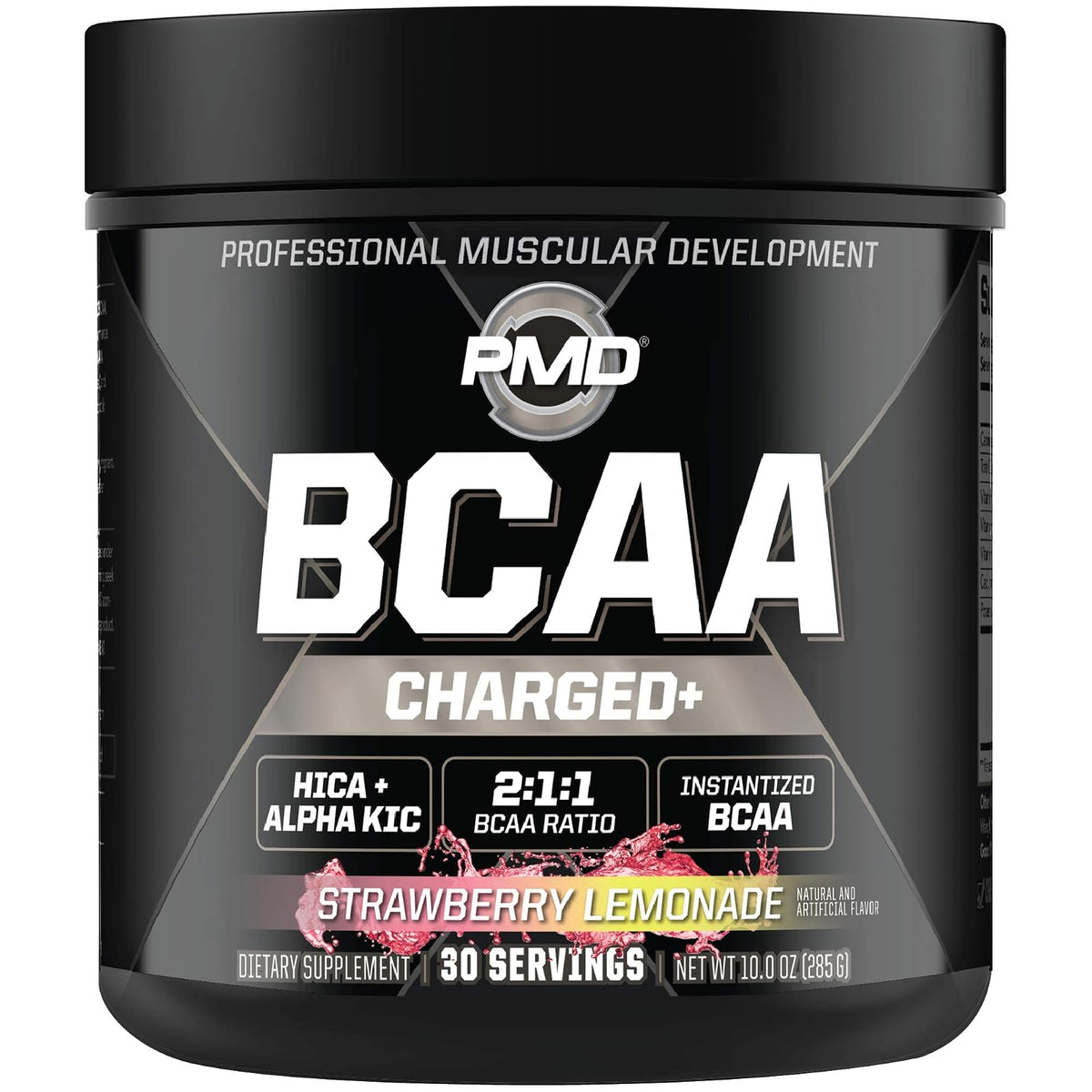 BCAA charged strawberry lemonade powder