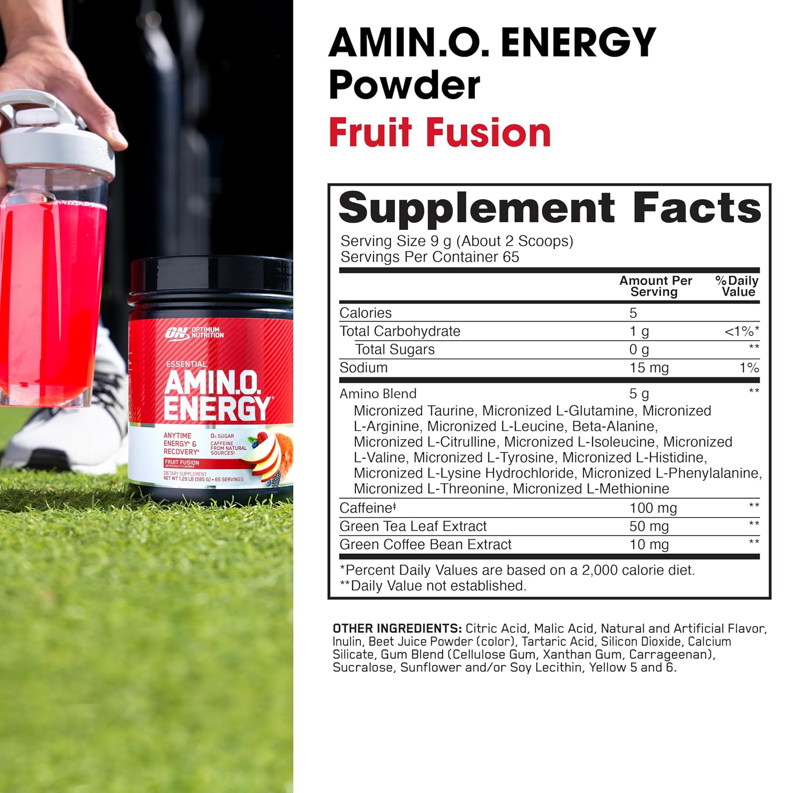 BCAA energy boost for workouts