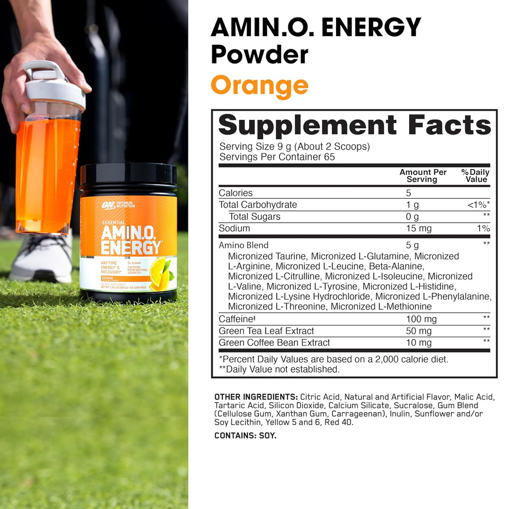 BCAA energy boost for workouts