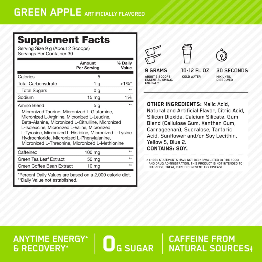 BCAA energy boost for workouts