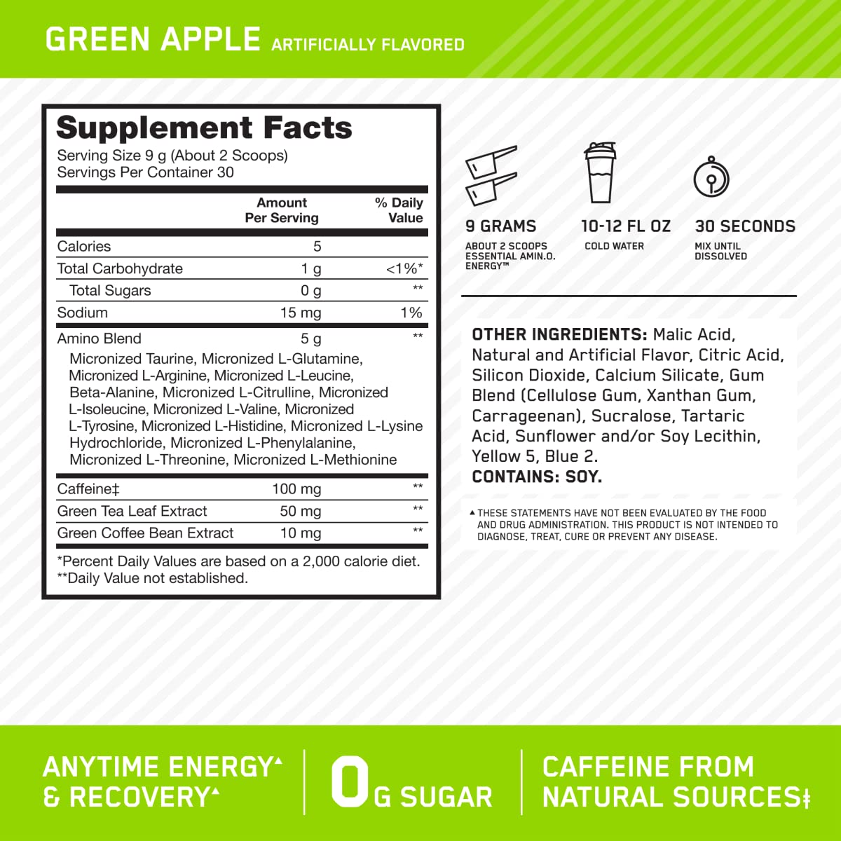 BCAA energy boost for workouts